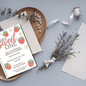 A Berry Sweet Birthday Invitation! - Etsy