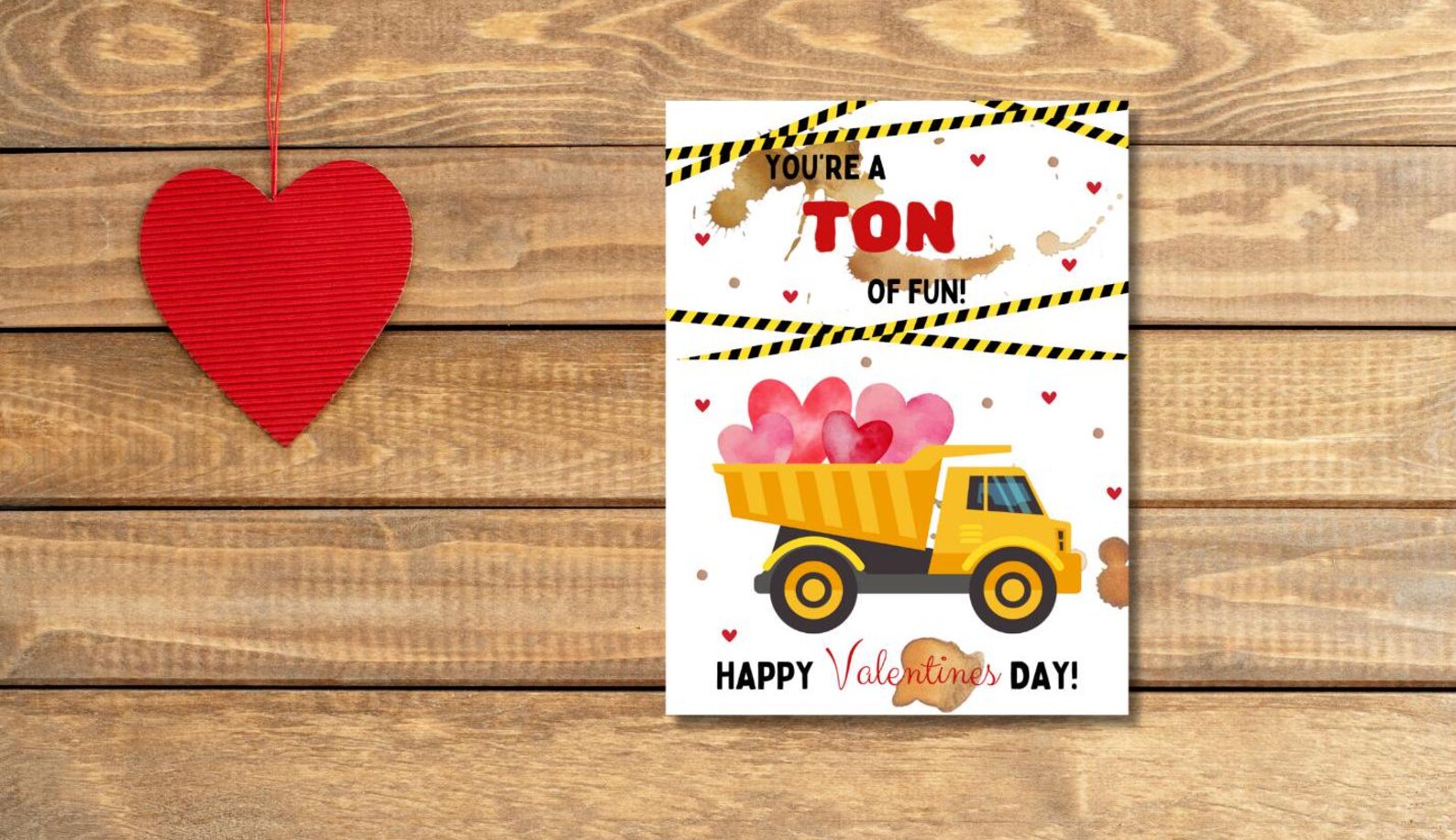 Valentines Day Construction Card Bundle - Etsy