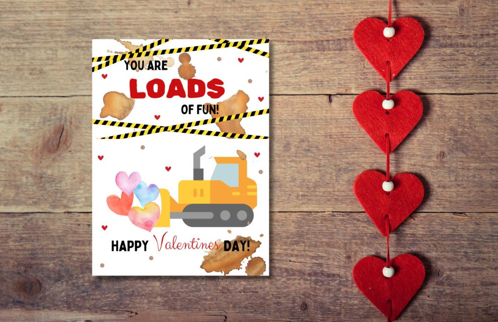 Valentines Day Construction Card Bundle - Etsy