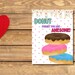 Valentines Day Cards Donut Bundle - Etsy