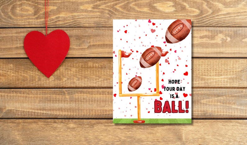 Valentines Day Card Sports Bundle - Etsy