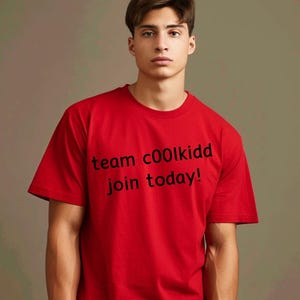 Team C00lkidd T-shirt: Roblox Gamer Apparel - Etsy