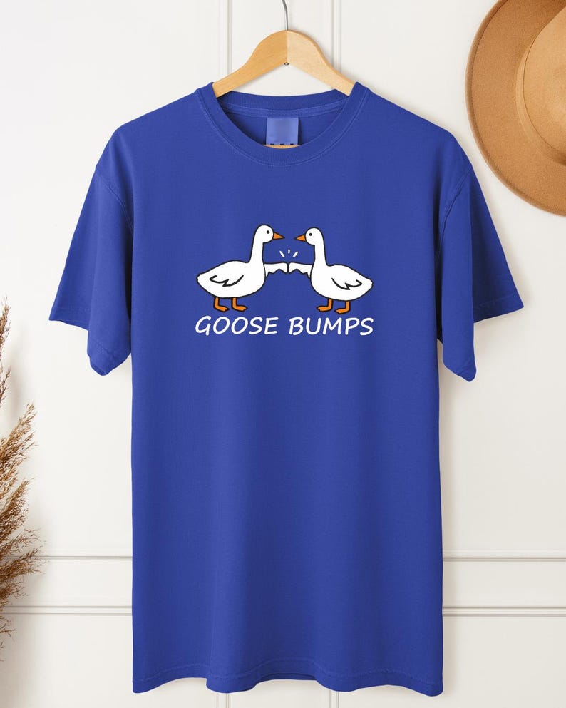 Funny Goose Bump T-shirt, Silly Animal Pun Tee - Etsy