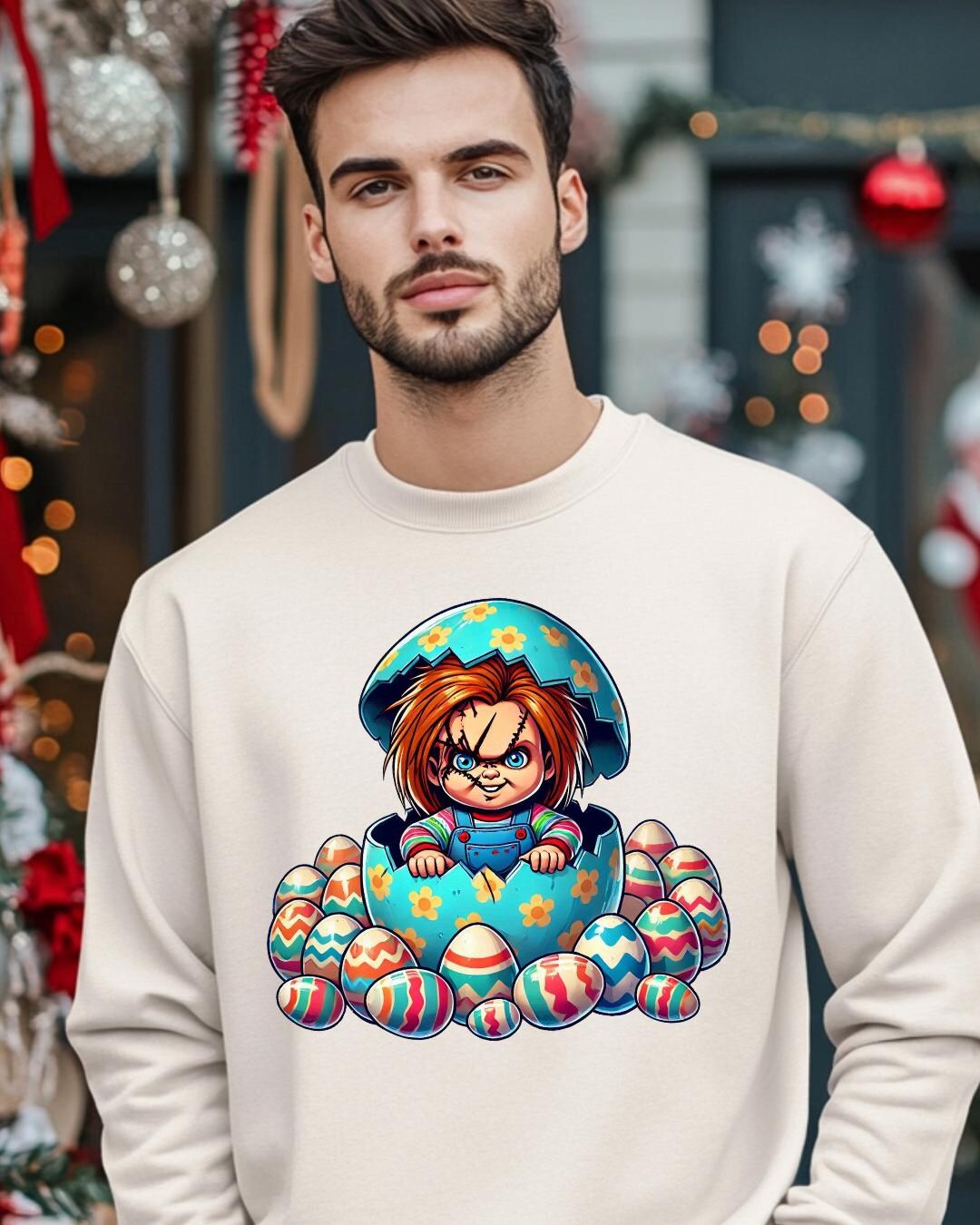 Chucky Bunny Easter T-shirt - Scary Horror Movie Fan Tee - Spooky ...