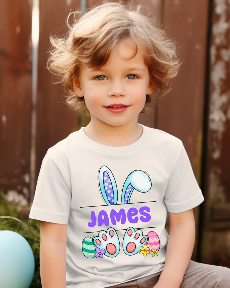 Happy Easter Custom Shirts for Kids – Bunny Easter Egg Hunt Matching ...