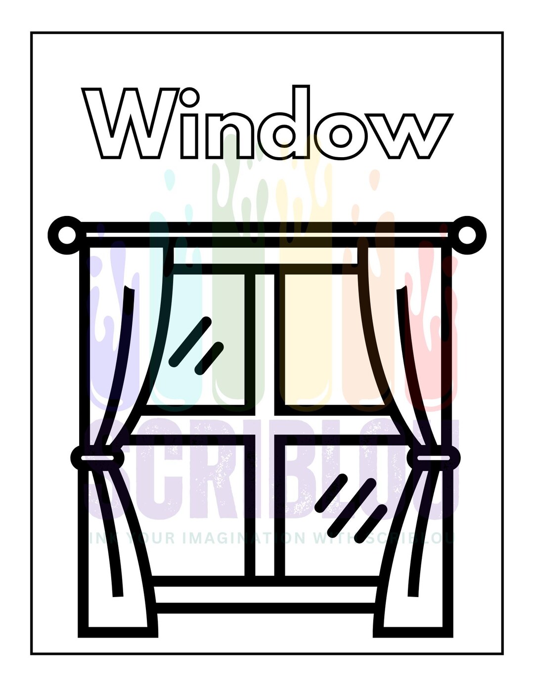 Coloring Pages for Preschoolers | Inside the House 10 Coloring Pages ...