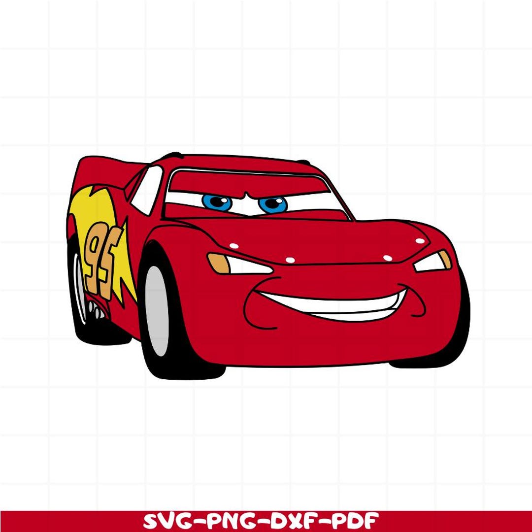 Lightning Mcqueen Png, Lightning Mcqueen Svg, Lightning Mcqueen ...