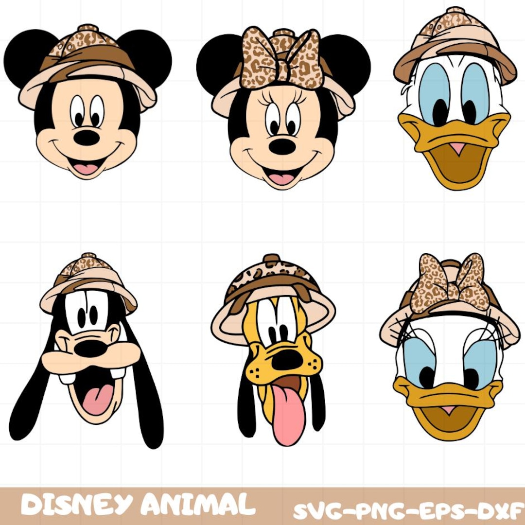 Mickey Safari PNG, Mickey Safari SVG, Mickey Safari Clipart, Mickey ...