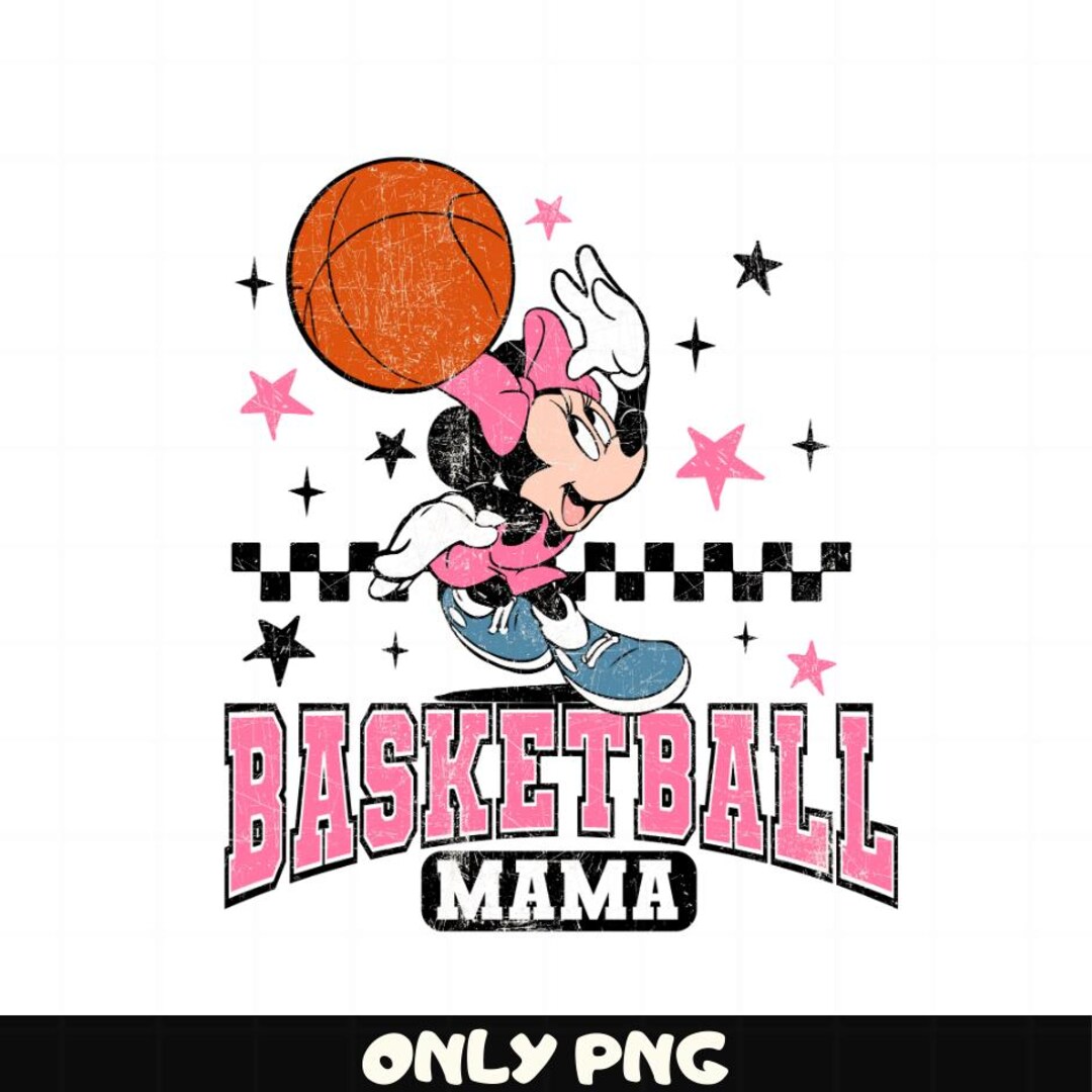 Minnie Basketball Png, Minnie Sports Png, Mickey Basketball Mama Png ...