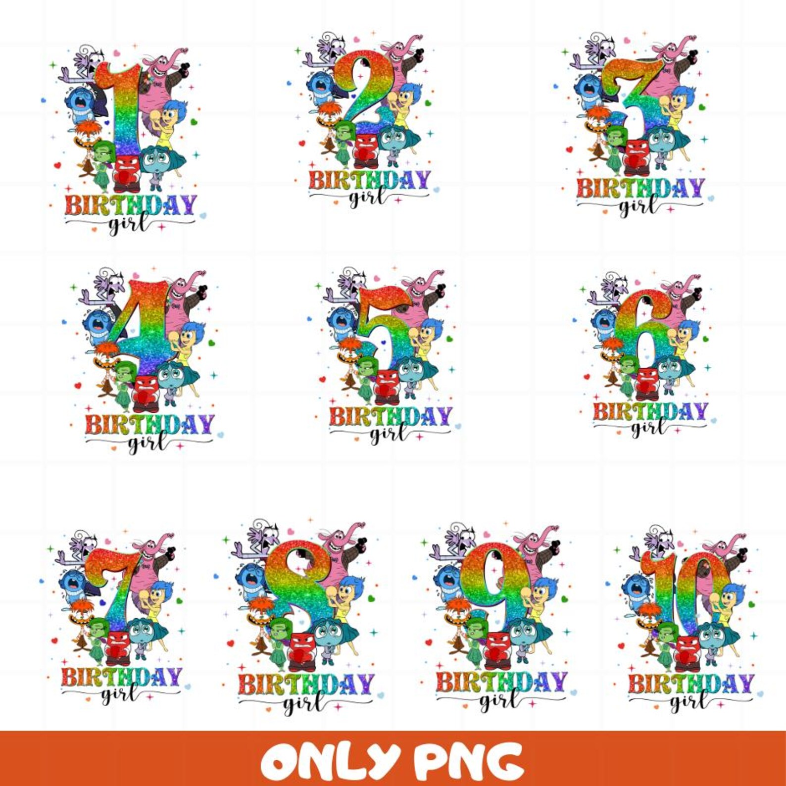 Inside Out 2 Birthday PNG, Inside Out 2 Clipart, Inside Out 2 Download ...