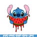 Stitch Watermelon Svg, Stitch Summer Png, Stitch Clipart, Stitch Png ...