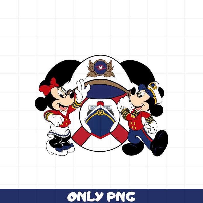 Mickey Cruise Ship PNG, Disney Cruise Vacation Digital Design, Captain ...