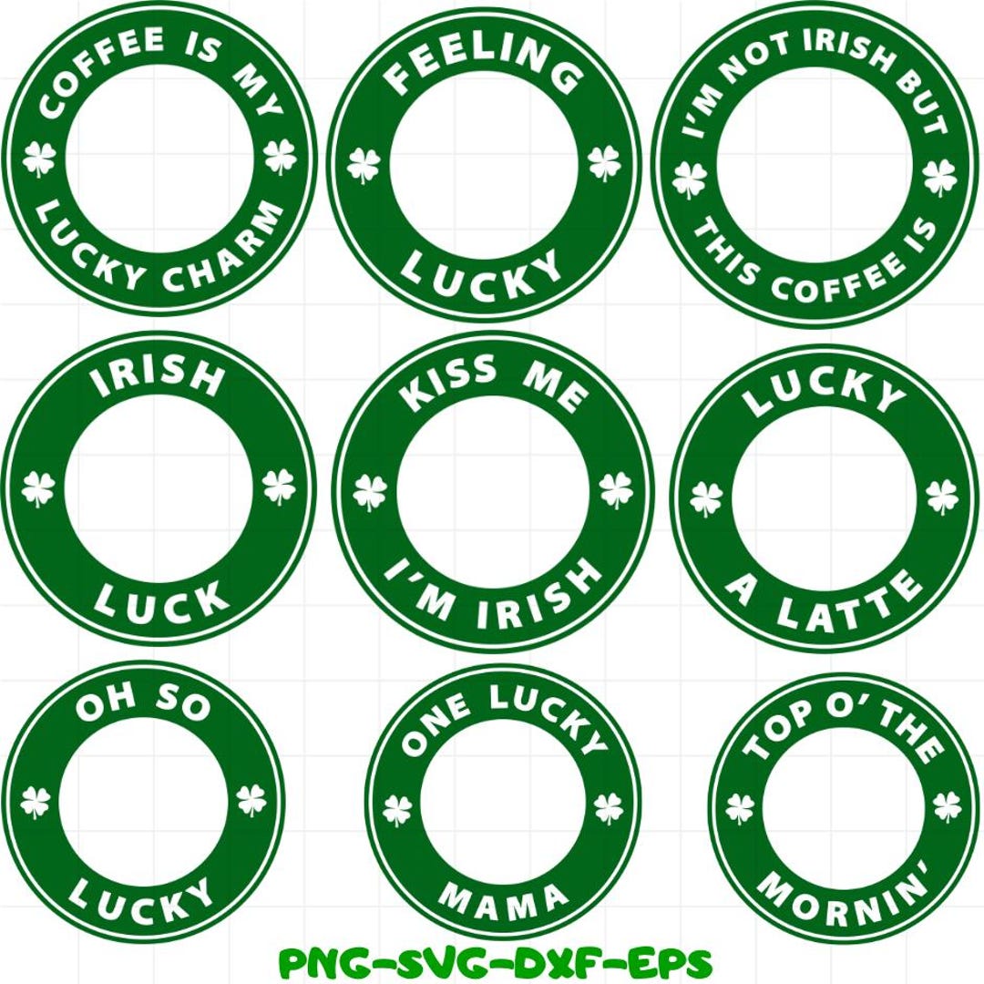 St. Patricks Day Coffee Bundle Svg, St. Patrick’s Day Svg, Lucky Svg ...