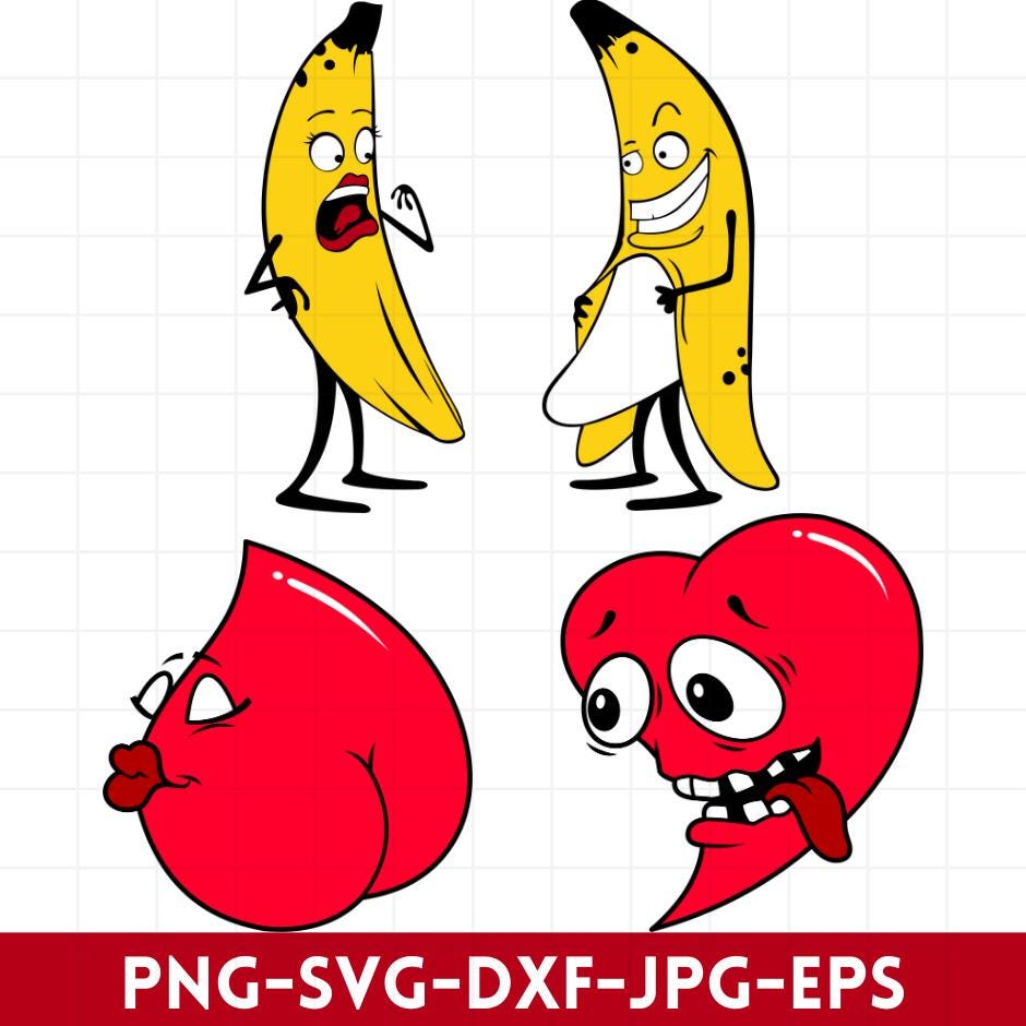 Bananas Couple Svg, Valentine’s Day Svg, Couple Matching Svg, Love Svg ...