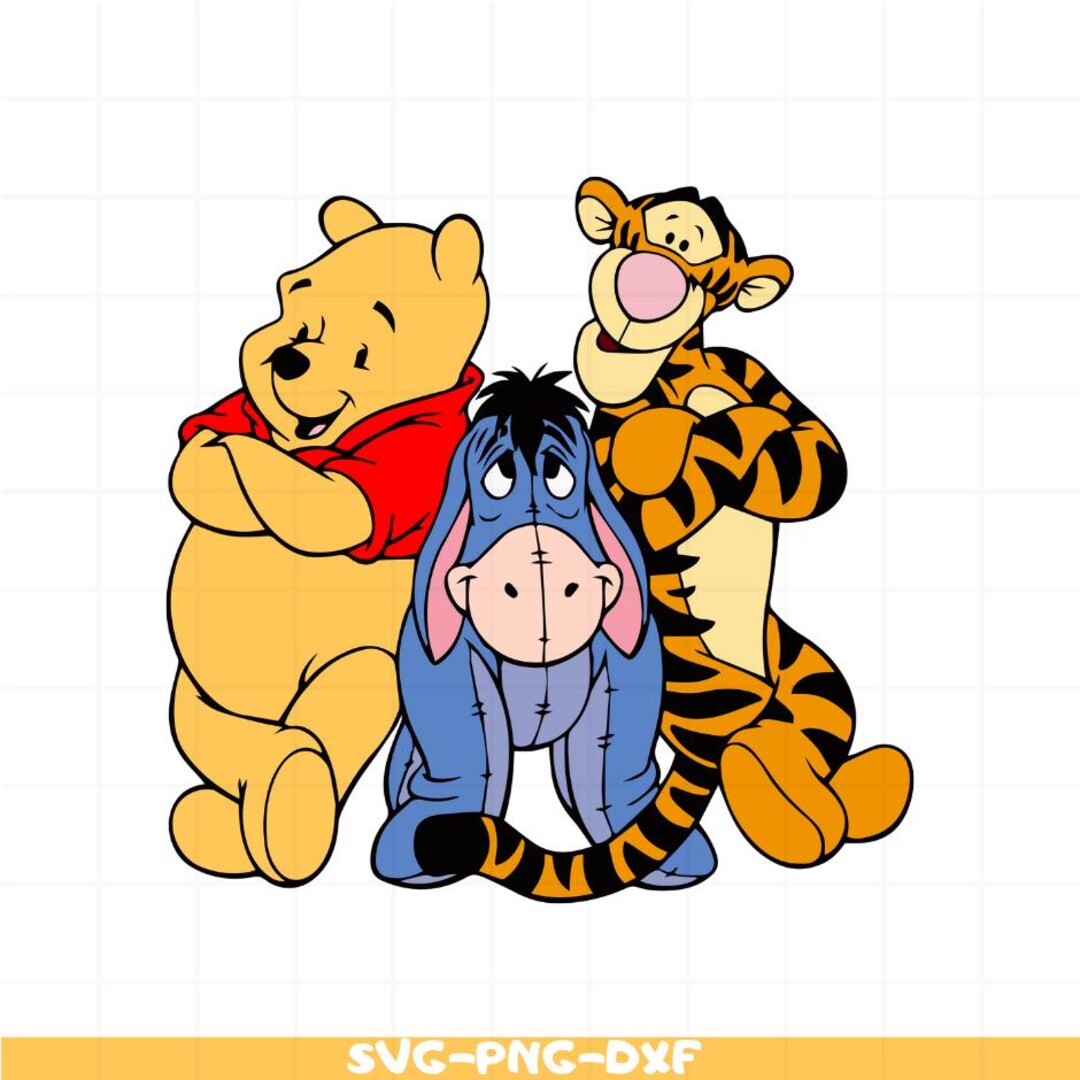 Winnie the Pooh Cupid Svg, Love Svg, Pooh PNG, Kawaii Svg, Cricut ...