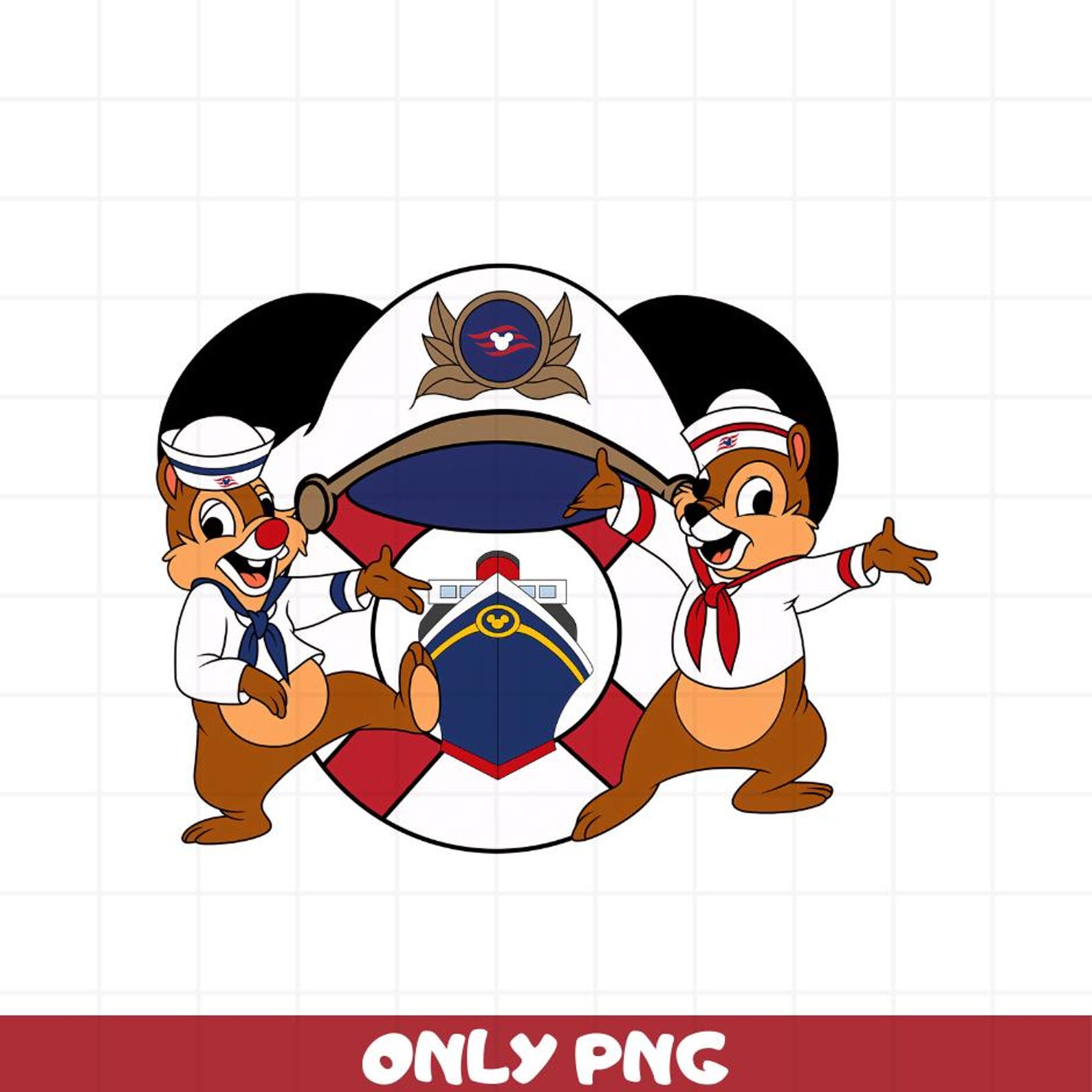 Chip and Dale Mickey Cruise Png, Mickey Cruise Png, Family Cruise Png ...