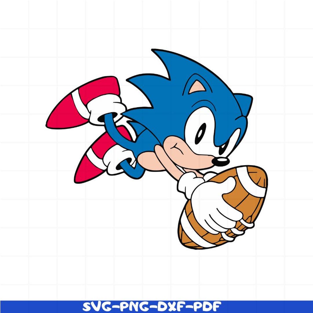 Sonic the Hedgehog Bundle Svg, Sonic Face Svg, Sonic Head Svg, Layered ...