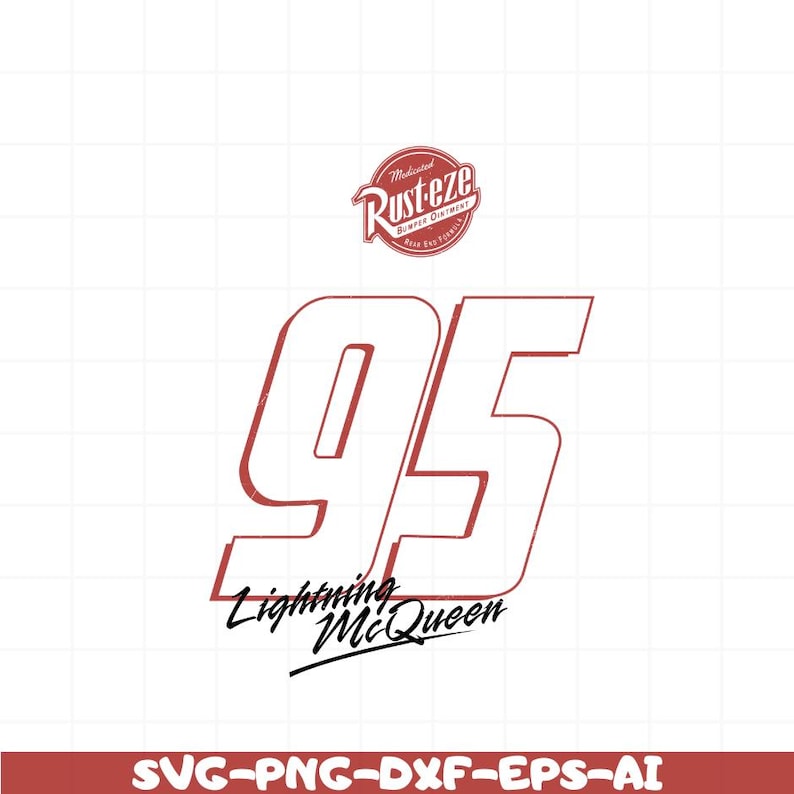 Lightning Mcqueen Png, Lightning Mcqueen Svg, Lightning Mcqueen ...