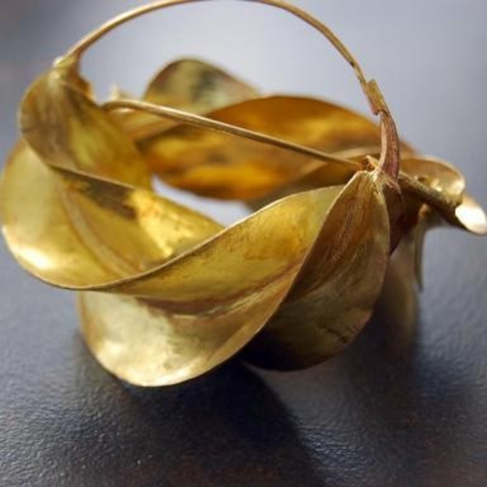 Large Fulani Earrings Bronze - Etsy