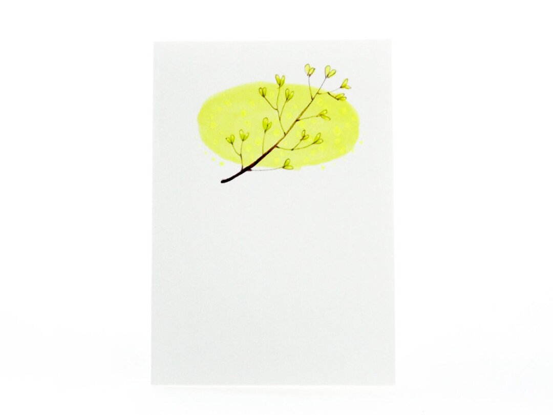 Handmade Miniature Greeting Card Bush 3.75 X 2.75 Comes - Etsy