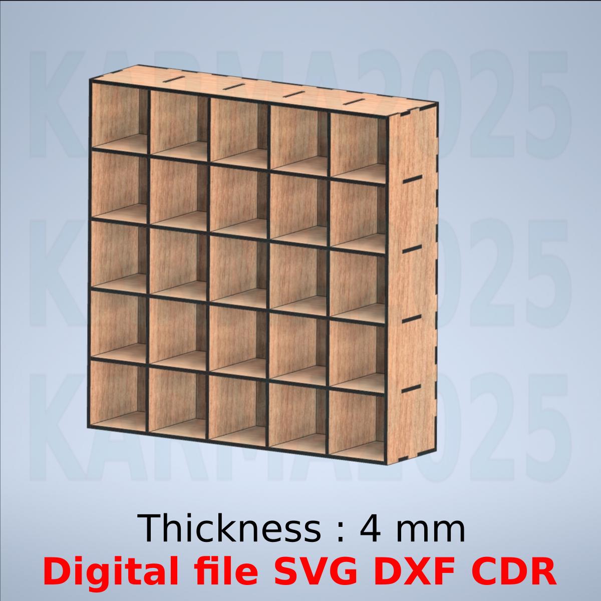 Laser Cut Drawer Organizer Digital Files Svg , Dxf , Cdr - Etsy