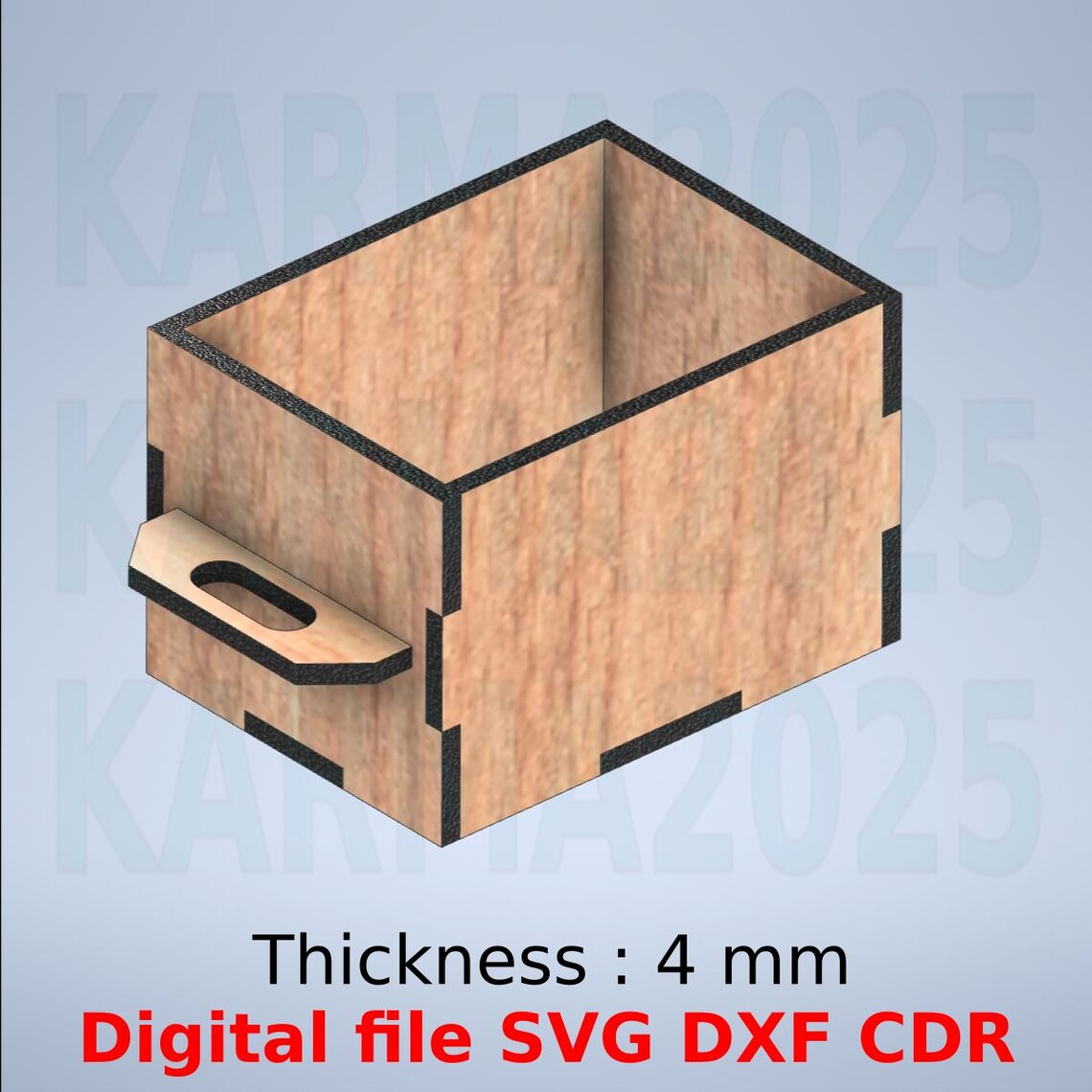 Laser Cut Drawer Organizer Digital Files Svg , Dxf , Cdr - Etsy