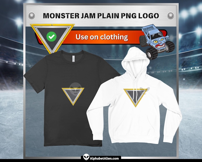 Monster Jam Logo Transparent PNG. Blank. Perfect for Custom Designed ...