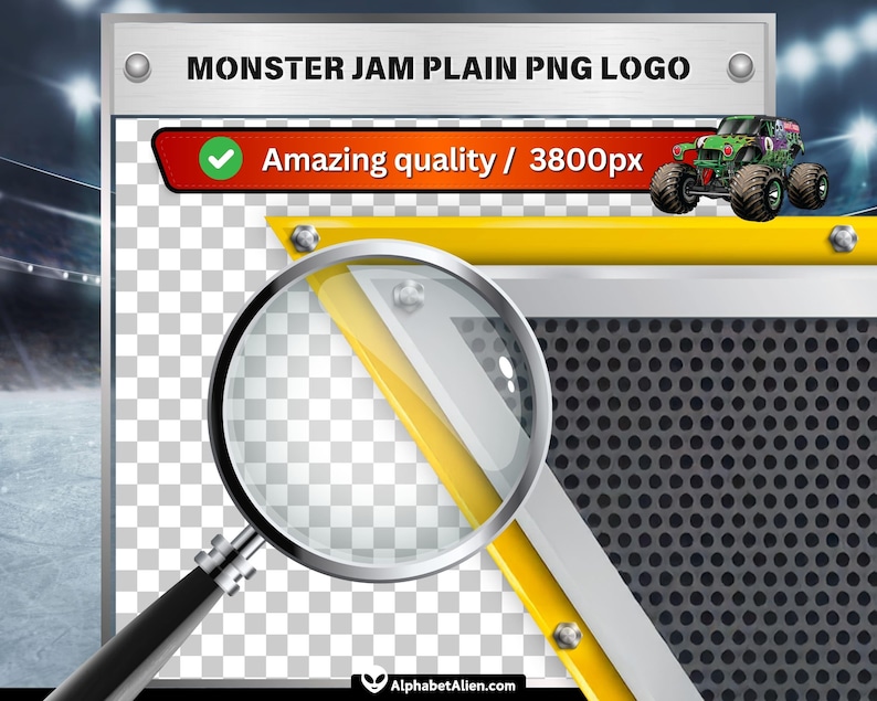 Monster Jam Logo Transparent PNG. Blank. Perfect for Custom Designed ...
