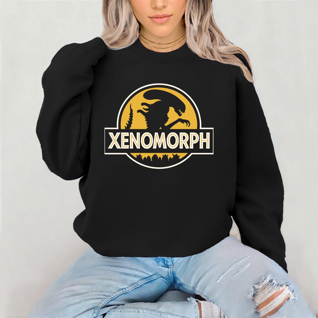 Xenomorph Movie Parody Sweatshirt: Gildan Heavyweight Graphic Top ...