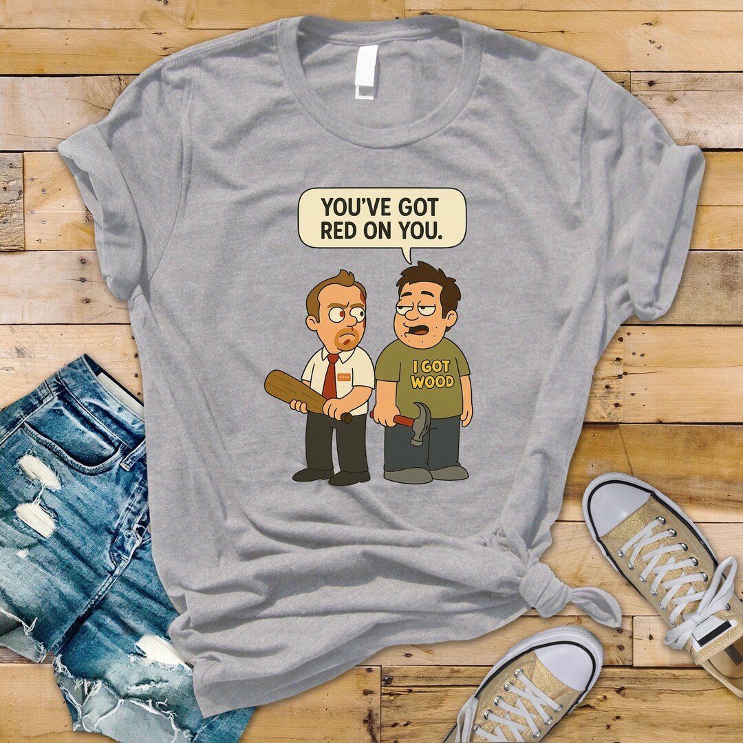 Movie Parody Shirt: You've Got Red on You - Fast Tracked Post - Etsy