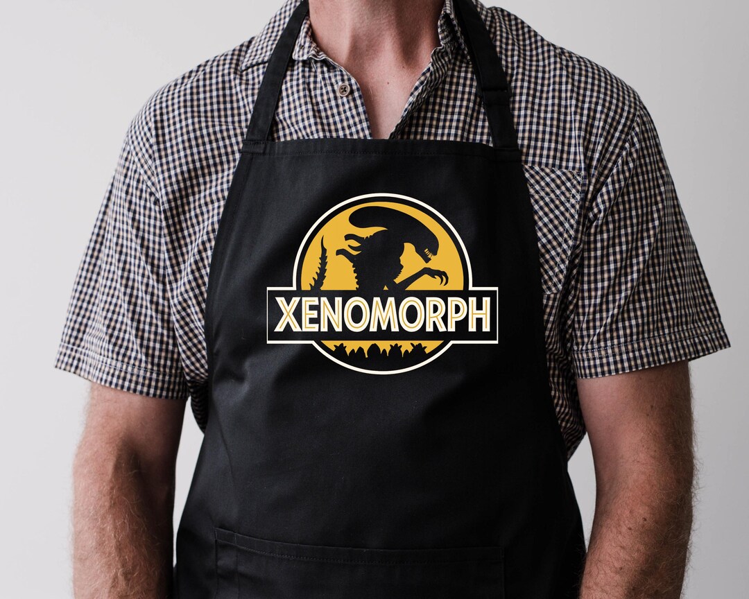 Movie Apron - Xenomorph Alien Design on Choice of Colours - Fast UK ...