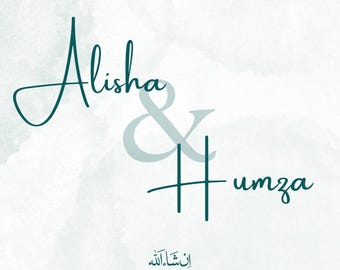 Peach Pink Nikkah Invitation - Etsy