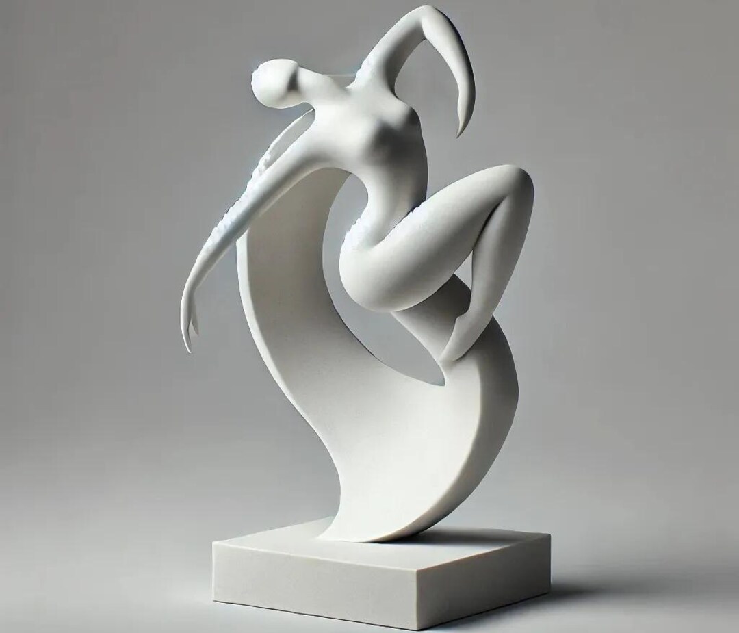Abstract Dancing Figure Sculpture - Modern Art Piece - Etsy