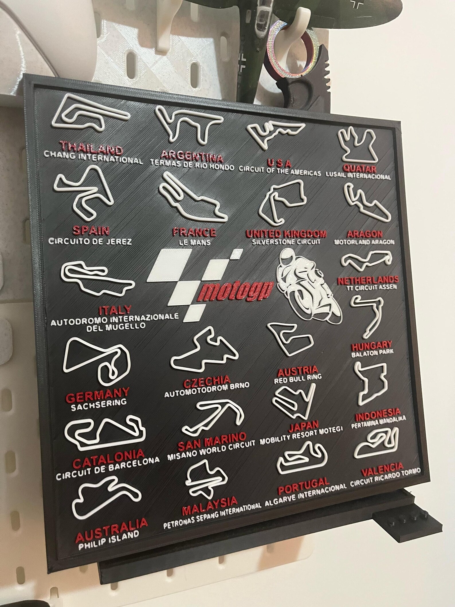 Motogp Wall Art Circuit Map | Track Layouts | Motorcycle Racing Home ...