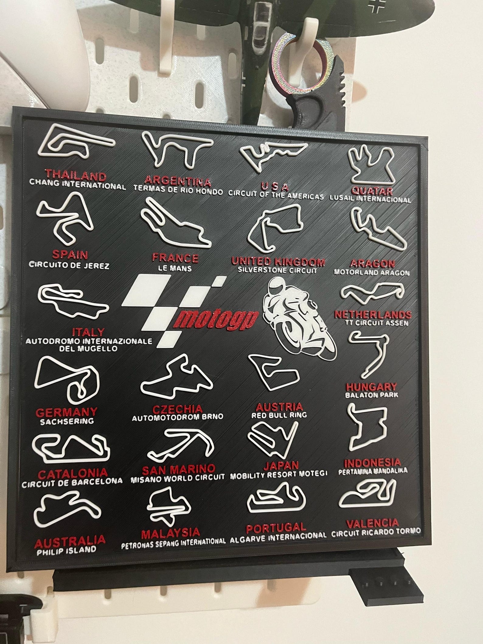 Motogp Wall Art Circuit Map | Track Layouts | Motorcycle Racing Home ...