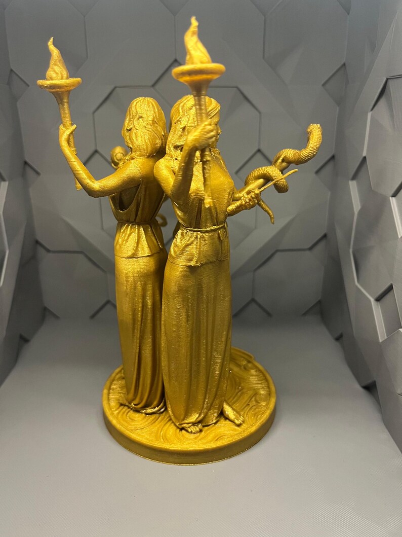 Statue of Hecate With 3 Face | Greek Goddess Figurine for Pagan Home ...