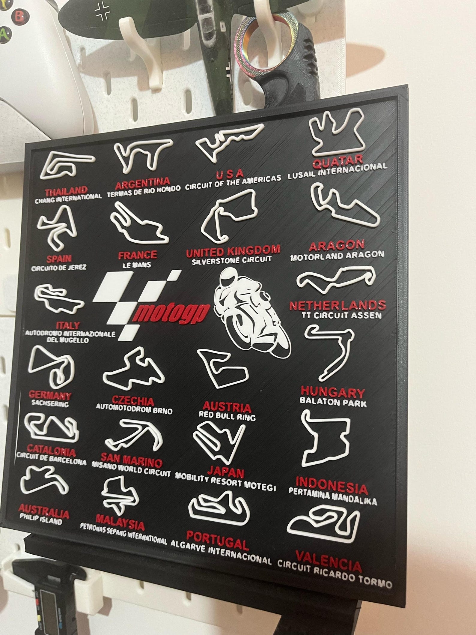 Motogp Wall Art Circuit Map | Track Layouts | Motorcycle Racing Home ...