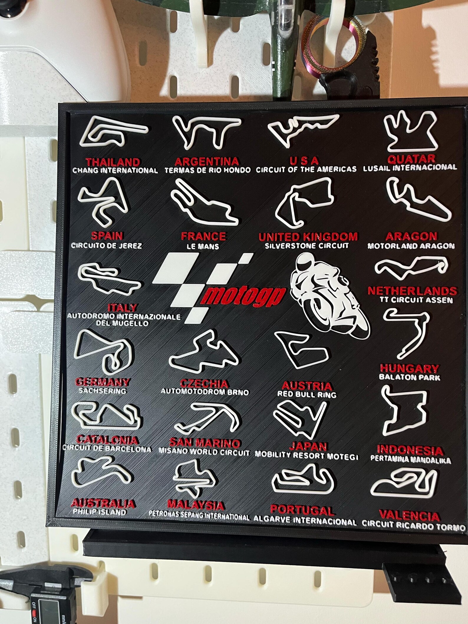 Motogp Wall Art Circuit Map | Track Layouts | Motorcycle Racing Home ...