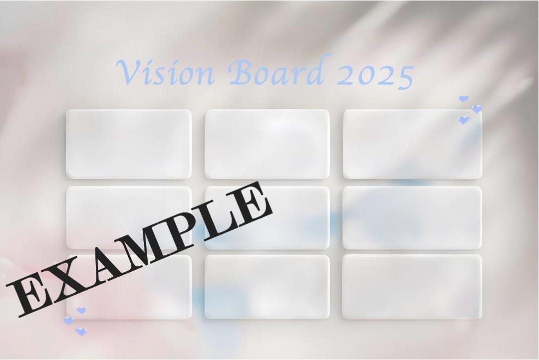 Pastel Vision Board - Etsy