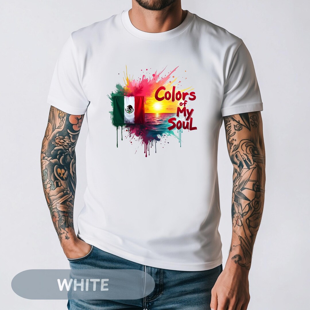 Viva La Vida Colors of My Soul Unisex Tee, Mexican Culture Shirt ...