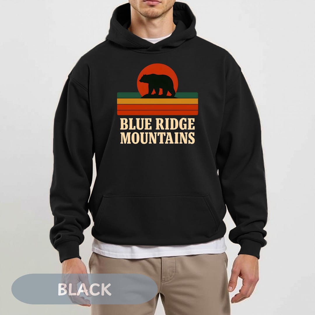 Blue Ridge Mountains Hoodie, Blue Ridge Parkway, Blue Ridge Sweatshirt ...