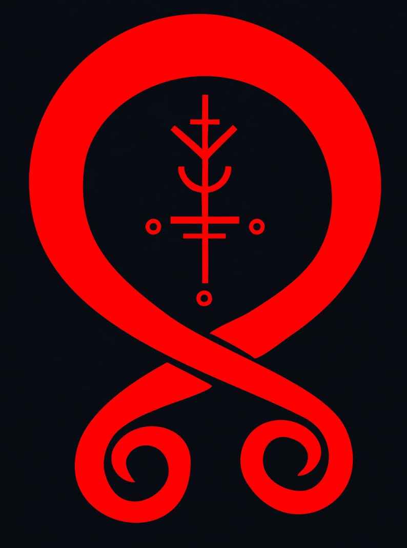 Norse Troll Cross & Good Luck Will Follow Me Symbol Amulet | Etsy