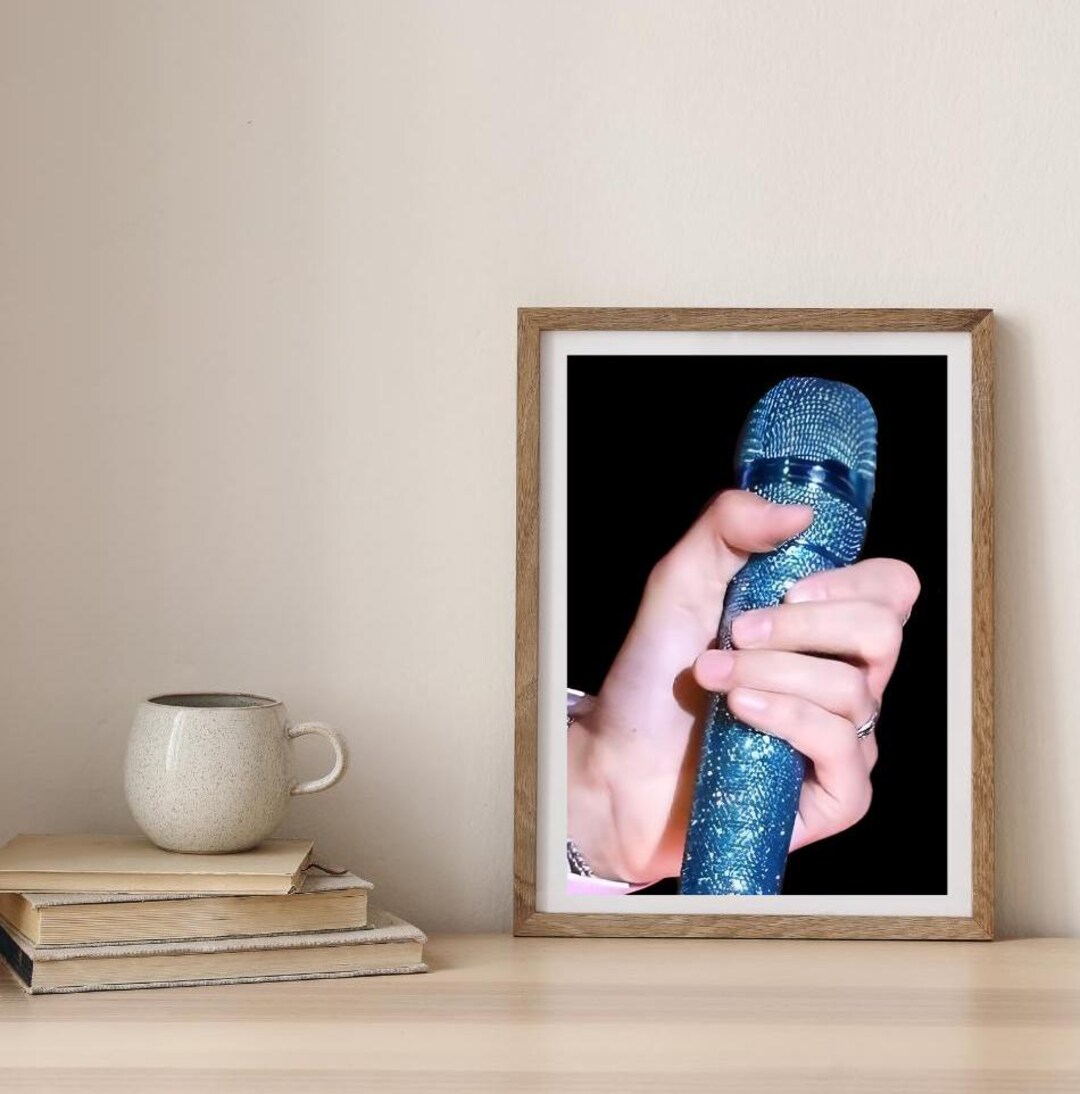 BTS RM Mic Wall Art, BTS, Namjoon, Microphone, Wallart, Posters - Etsy