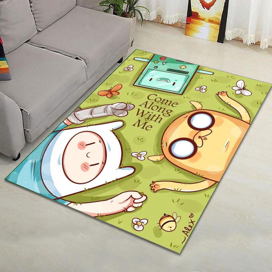 Finn & Jake-inspired Adventure Time Rug for a Fun Space / Get ...