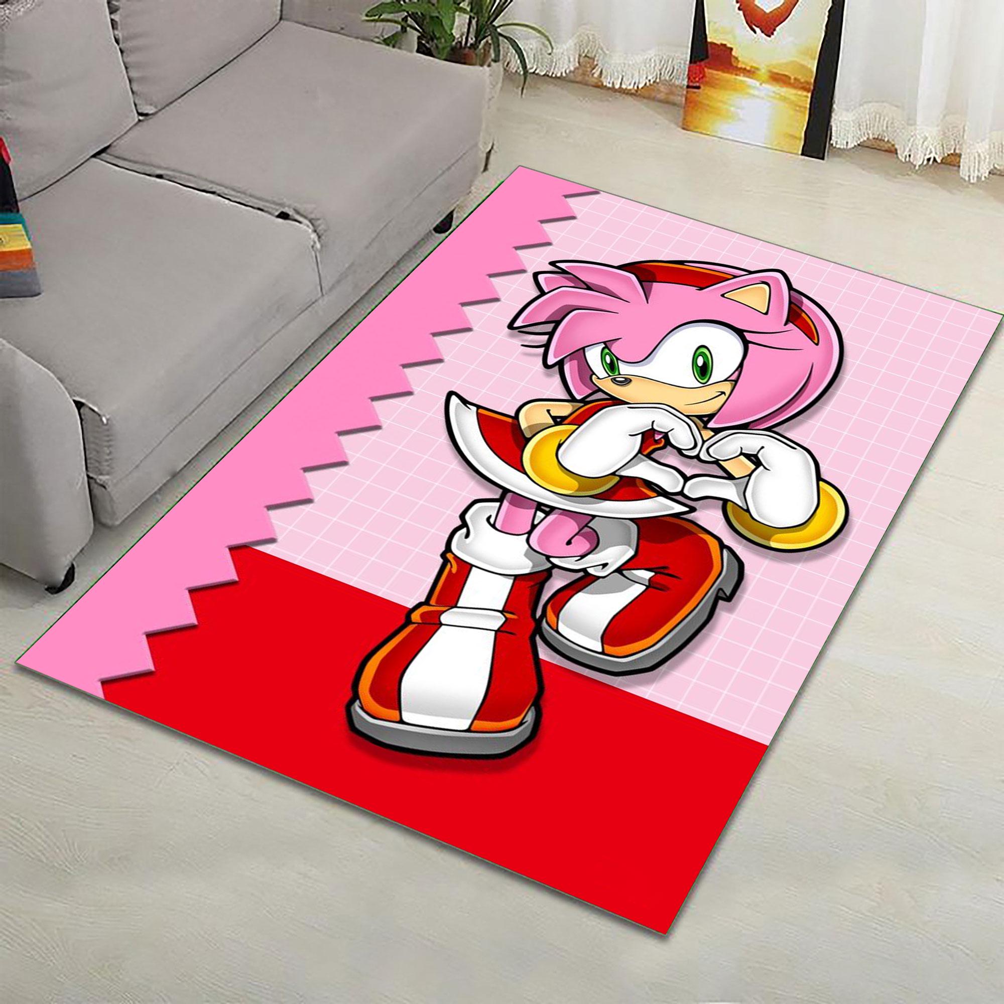 Amy Rose Rug: Sonic the Hedgehog Polyester Rug - Etsy