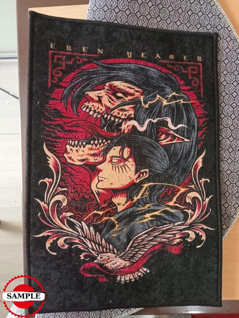 Soot Sprite Rug: Ghibli Inspired Japanese Anime Decor, Polyester Rug - Etsy