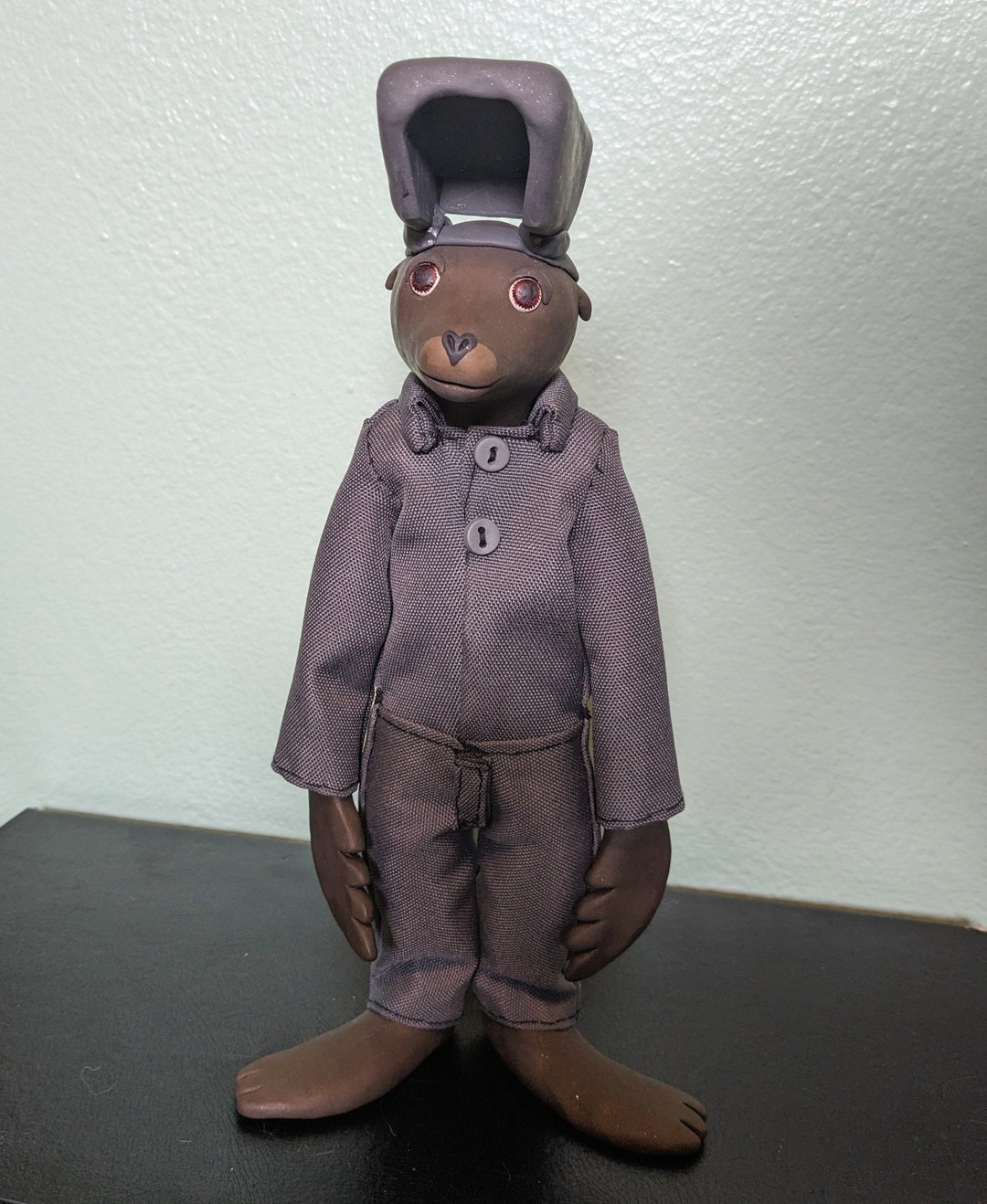 Sea Lion Welder Doll/character/figurine/art Cute Seal Décor Movable ...