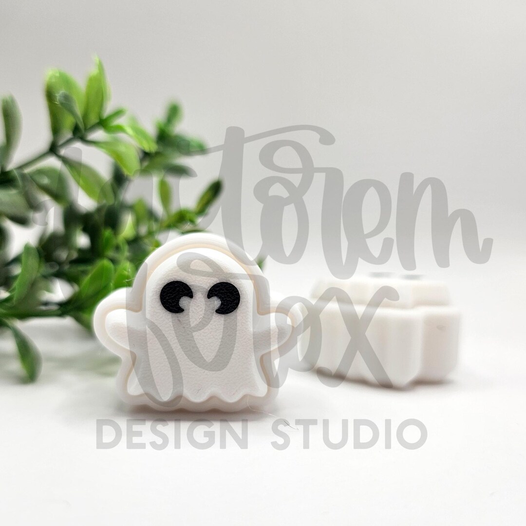 Ghost-shaped Fidget Clicker, Halloween, Gothic, Spooky Desk Buddy ...