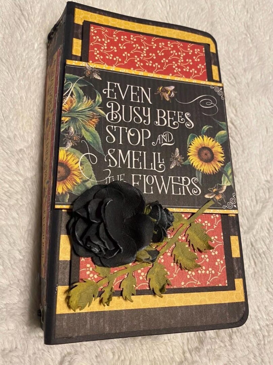 Handmade Bee Scrapbook, Busy Bee Photo Album, Bee Memory Book, Bee ...