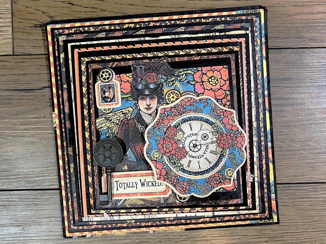Spells & Potions Scrapbook: Premade, Accordion/pyramid, 8x8 Inches ...